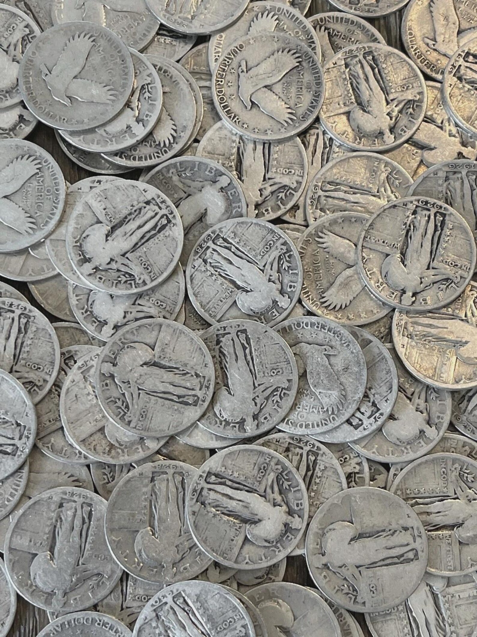 Standing Liberty Silver Quarters – 90% Silver Coins With Readable Dates ...