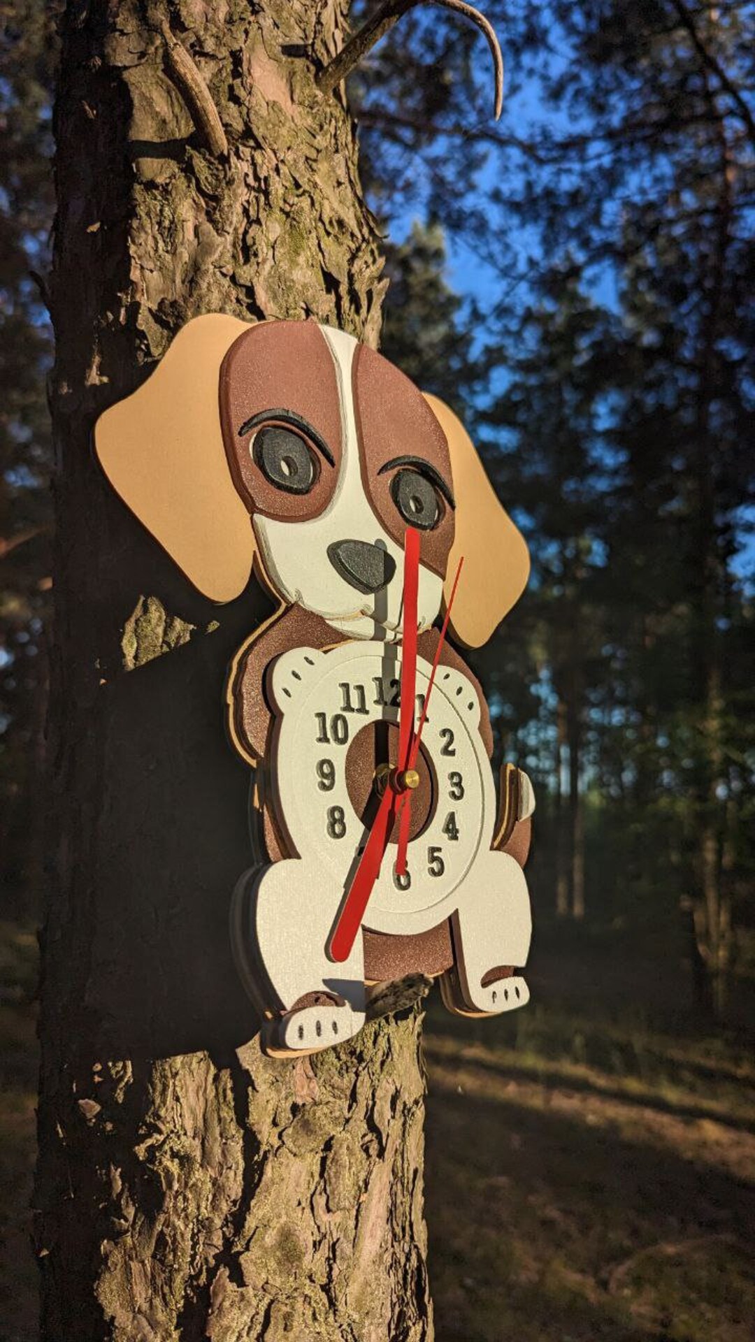 Nursery Room Decor Beagle HANDMADE Wall Clock Gift for Kid - Etsy