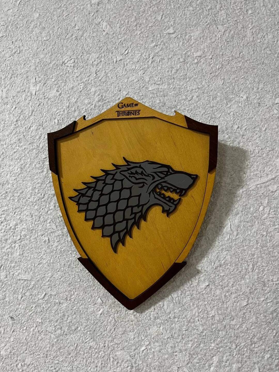 CUSTOM WALL SHIELD / Man Cave Room Wooden Shield , Handmade Gift ...