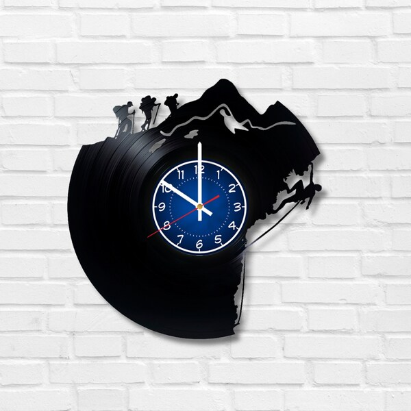 Mountain Climbing Wall Clock - Etsy