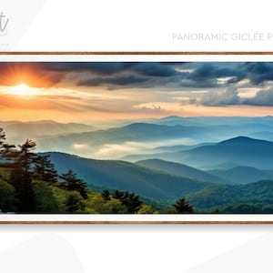 Blue Ridge Mountains, Canvas Wall Art, National Park Poster, Extra ...