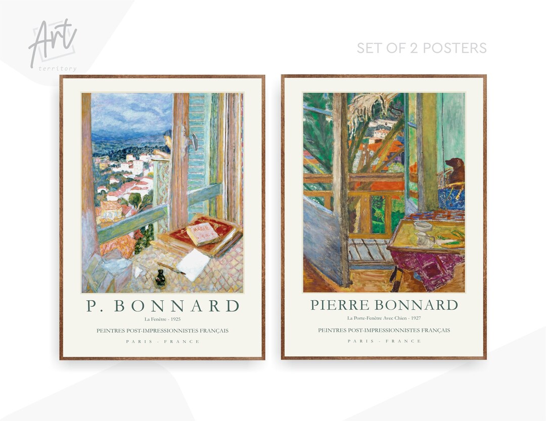 Pierre Bonnard Gallery Wall Art Print Exhibition Poster Museum Quality ...