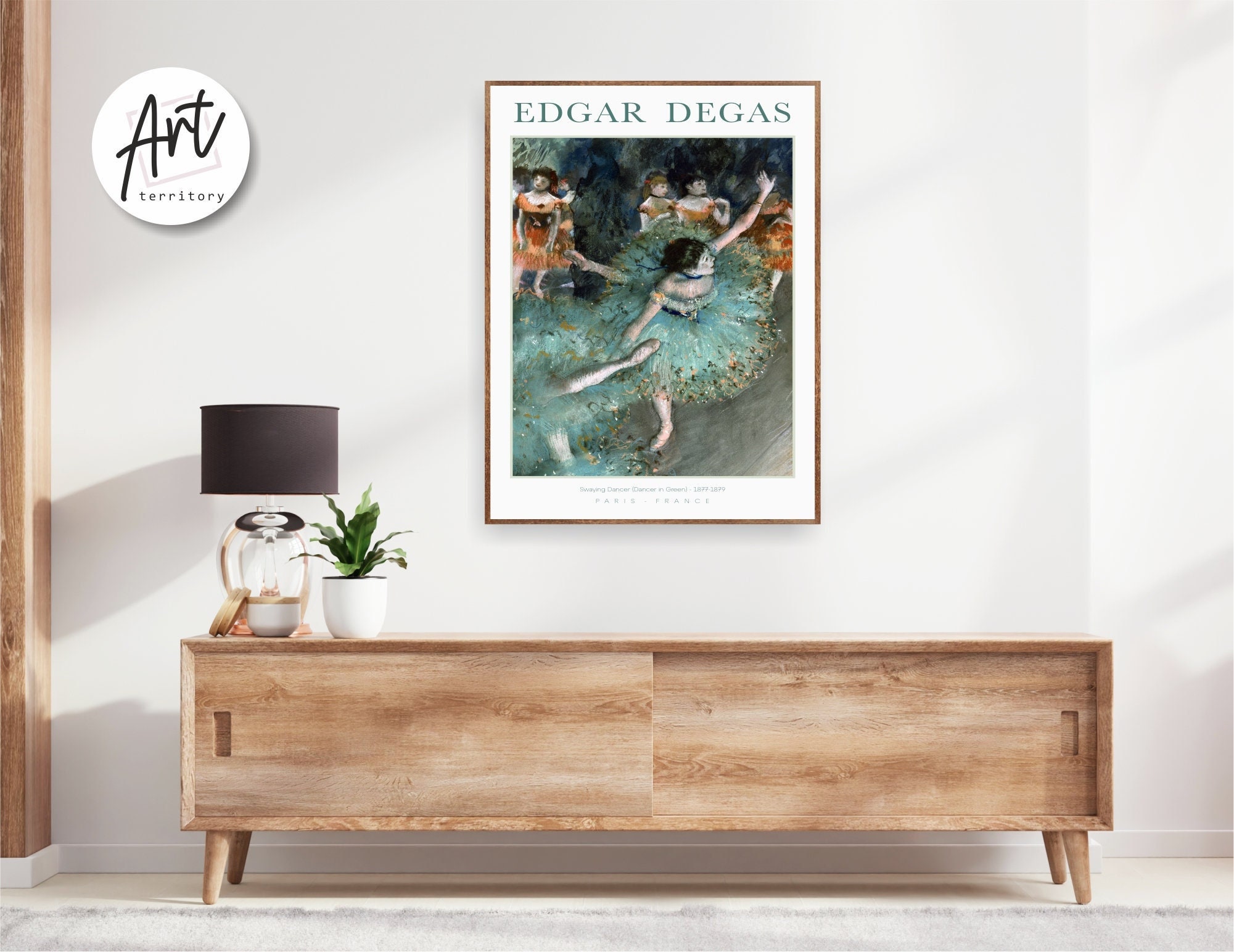 Degas Ballerina Museum Gallery Poster Wall Art Prints - Etsy