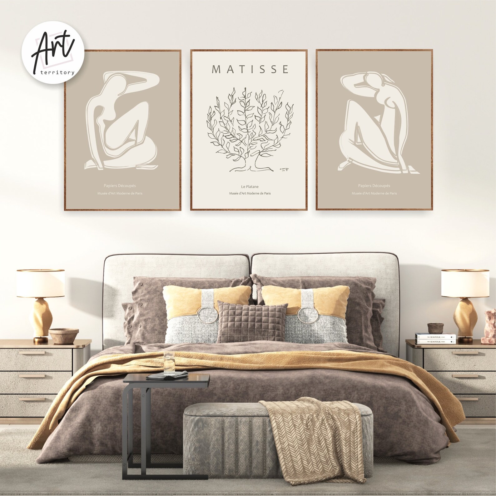 Henri Matisse Set of 3 Prints Art Exhibition Poster Paintings | Etsy