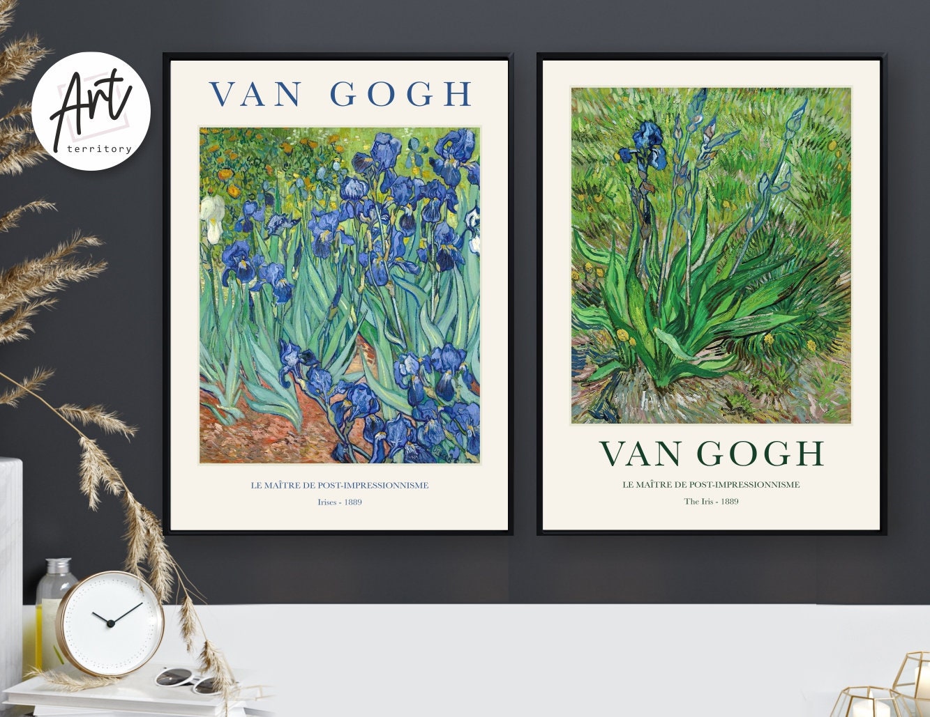 Van Gogh Gallery Wall Art Set, Museum Exhibition Posters Art Prints - Etsy