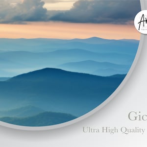 Blue Ridge Mountains, National Park Set of 3 Posters, Canvas Wall Art ...
