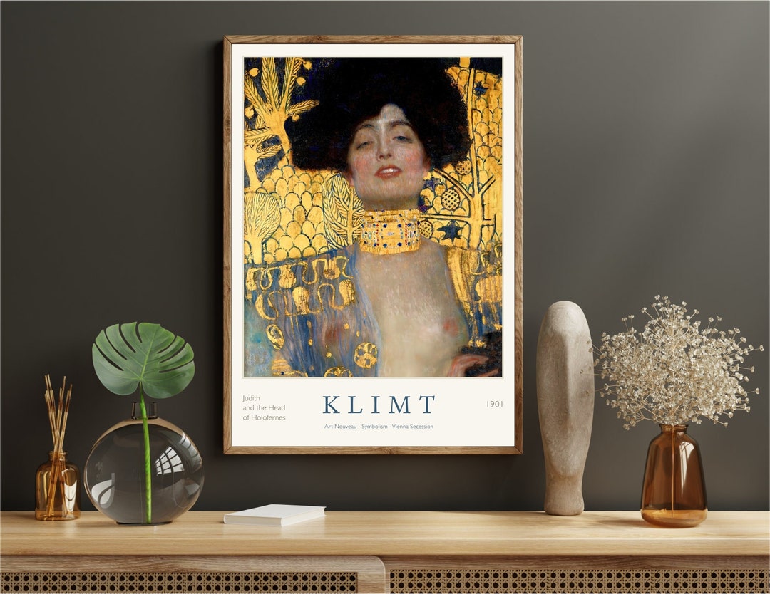 Gustav Klimt Gallery Wall Exhibition Poster, Museum Print - Etsy