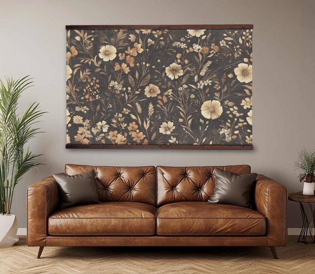William Morris Floral Tapestry: Vintage Botanical Framed Wall Art - Etsy