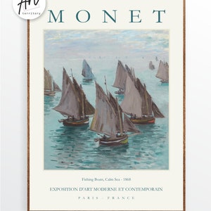Claude Monet Print Gallery Wall Set Museum Poster - Etsy