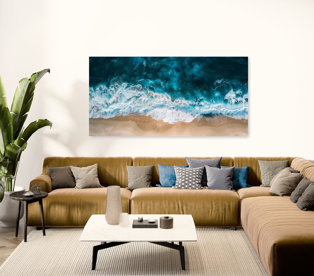 Ocean Wave Photo: Coastal Beach House Wall Art - Etsy