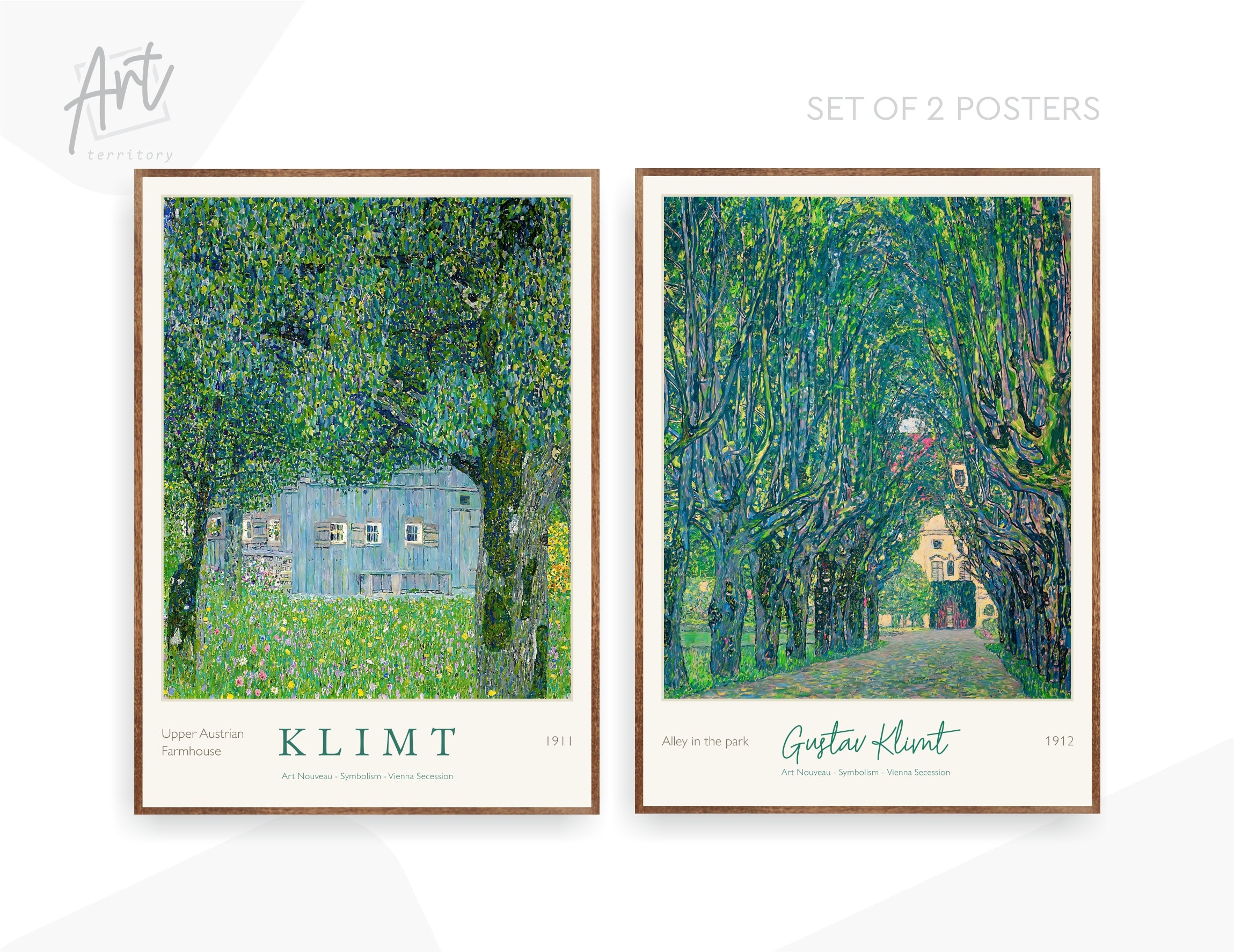 Gustav Klimt Art Prints, Art Nouveau Print, Gallery Wall Set, Museum ...