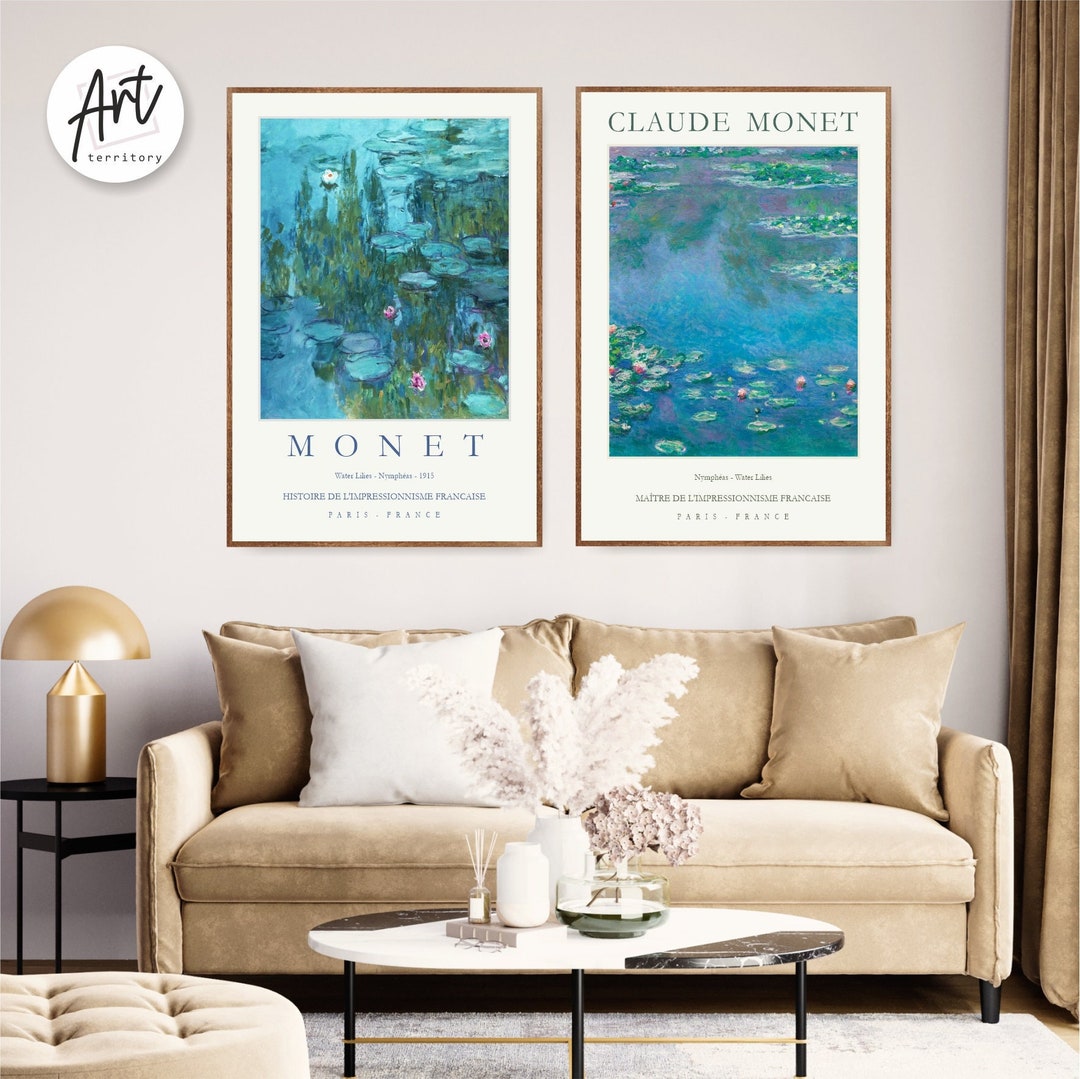 Claude Monet Art Prints, Museum Poster Monet, Exhibition Poster Claude ...