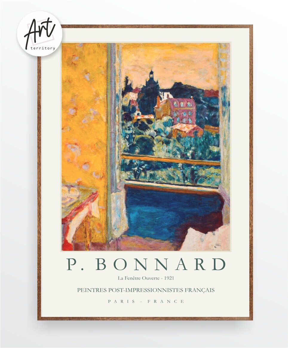 Pierre Bonnard Print Mid Century Modern Exhibition Posters - Etsy