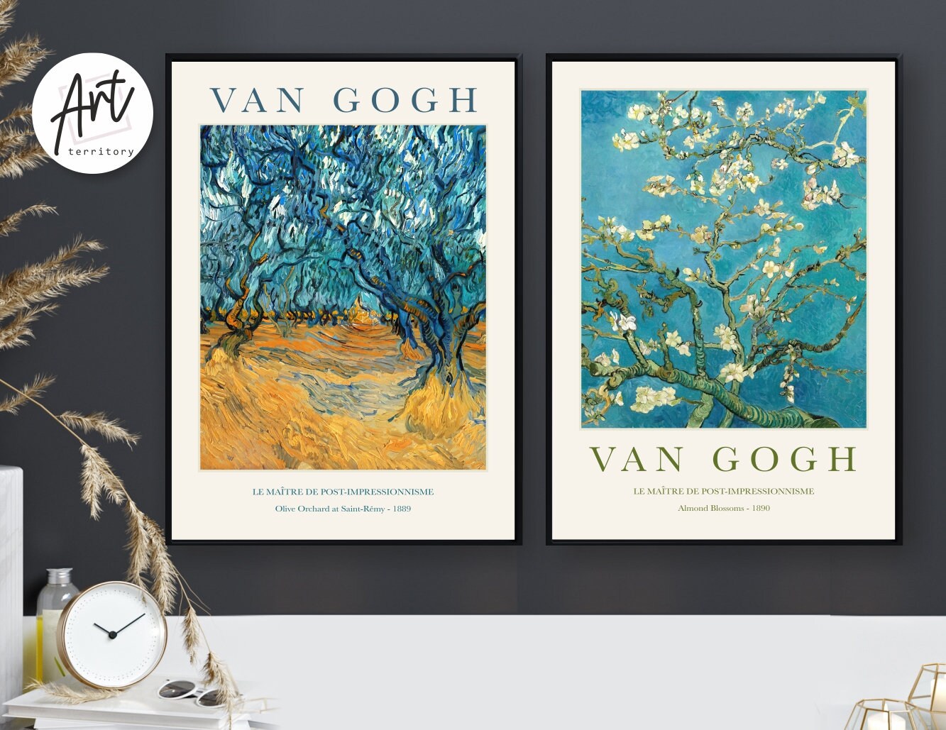 Van Gogh Print Gallery Wall Set Exhibition Poster - Etsy