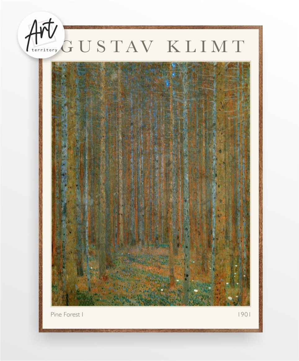 Gustav Klimt Posters Gallery Wall Art Exhibition Museum - Etsy