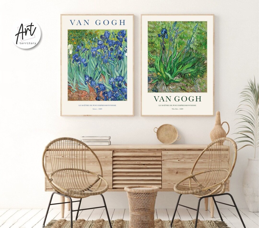 Van Gogh Gallery Wall Art Set, Museum Exhibition Posters Art Prints - Etsy
