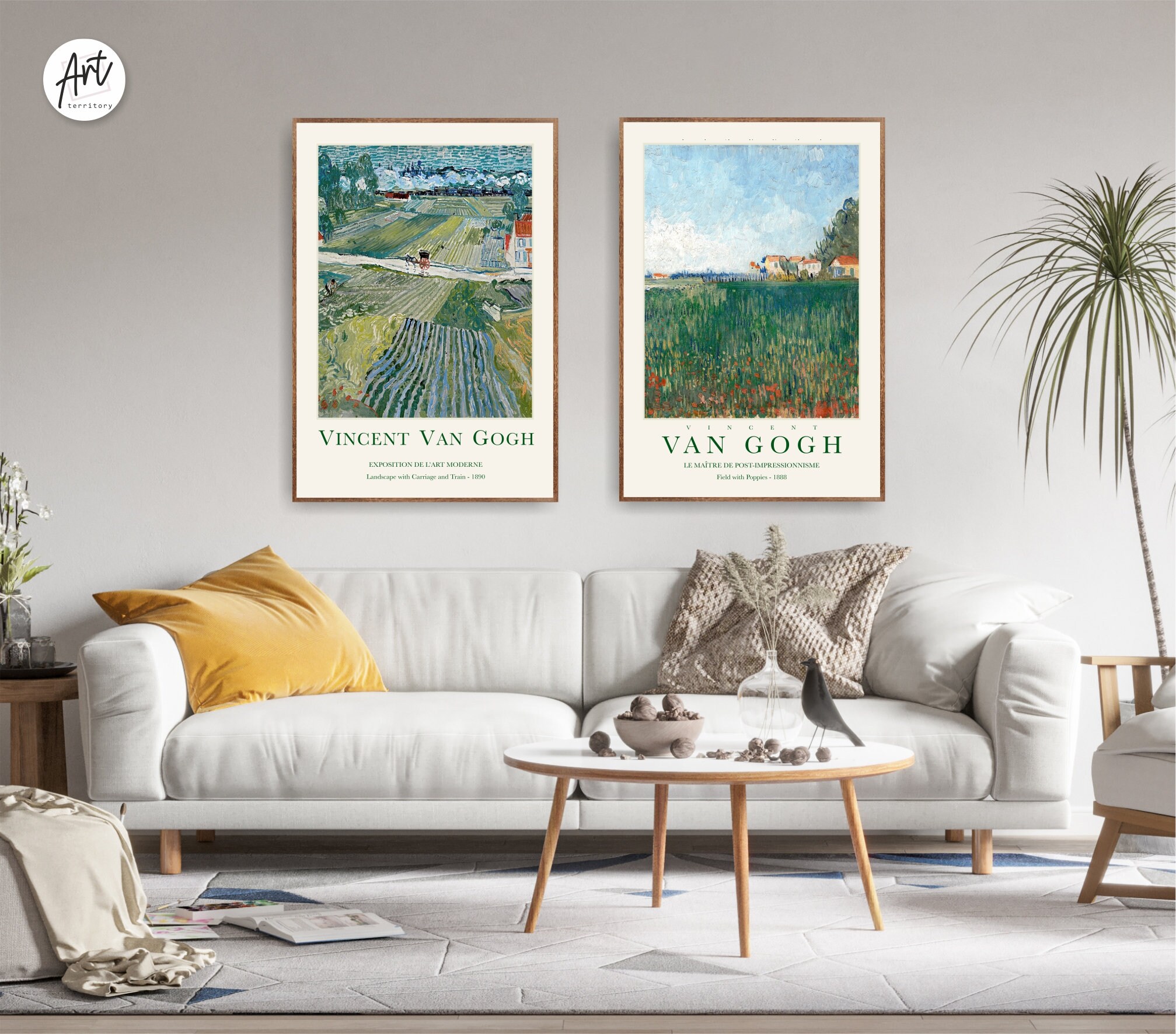 Van Gogh Gallery Wall Art Set, Modern Exhibition Poster Prints - Etsy