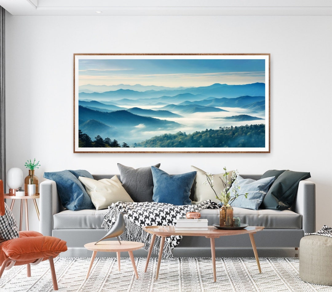 Blue Ridge Mountains National Park Forest Poster Print, Extra Large ...