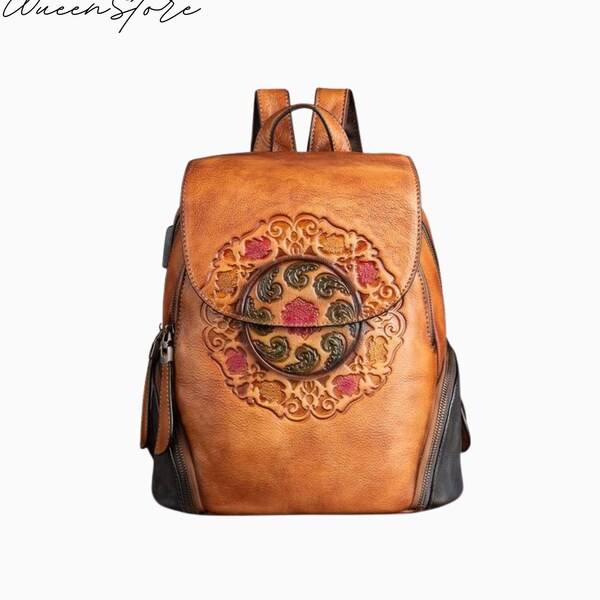 Leather School Backpack Pattern - Etsy