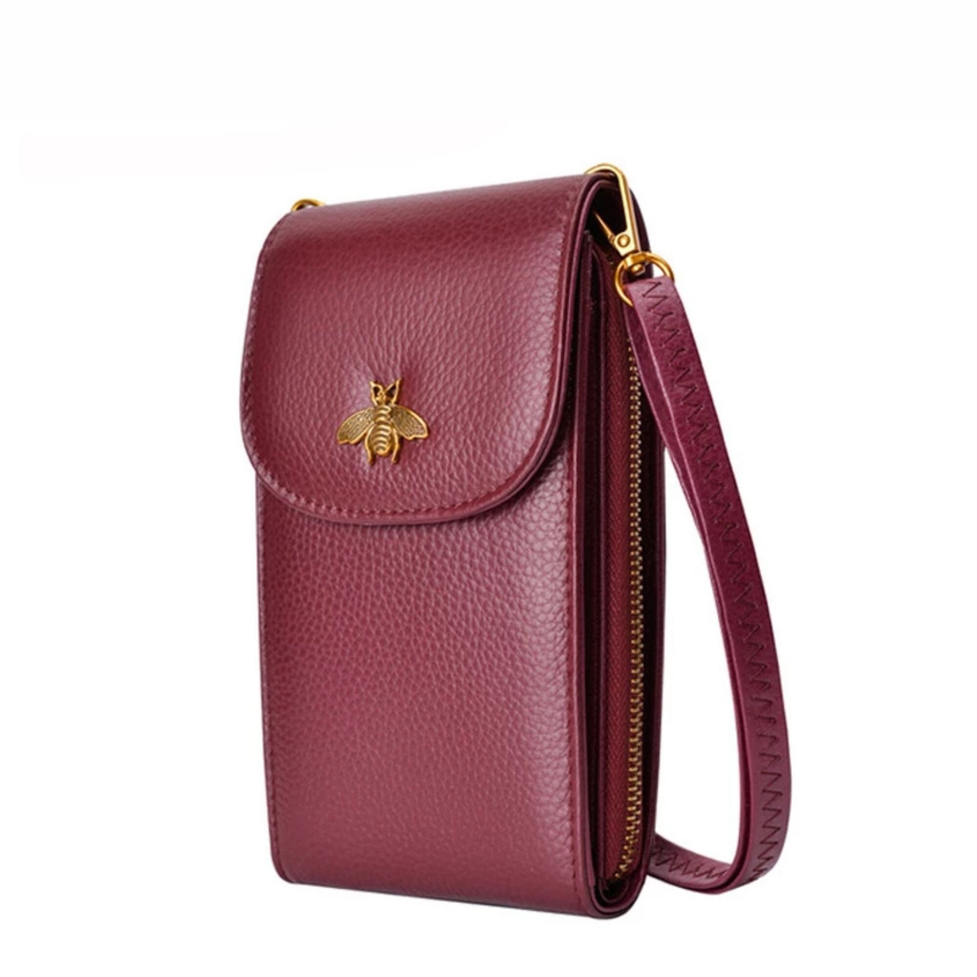 Crossbody Phone Bag for Women Classy Genuine Leather Mobile - Etsy