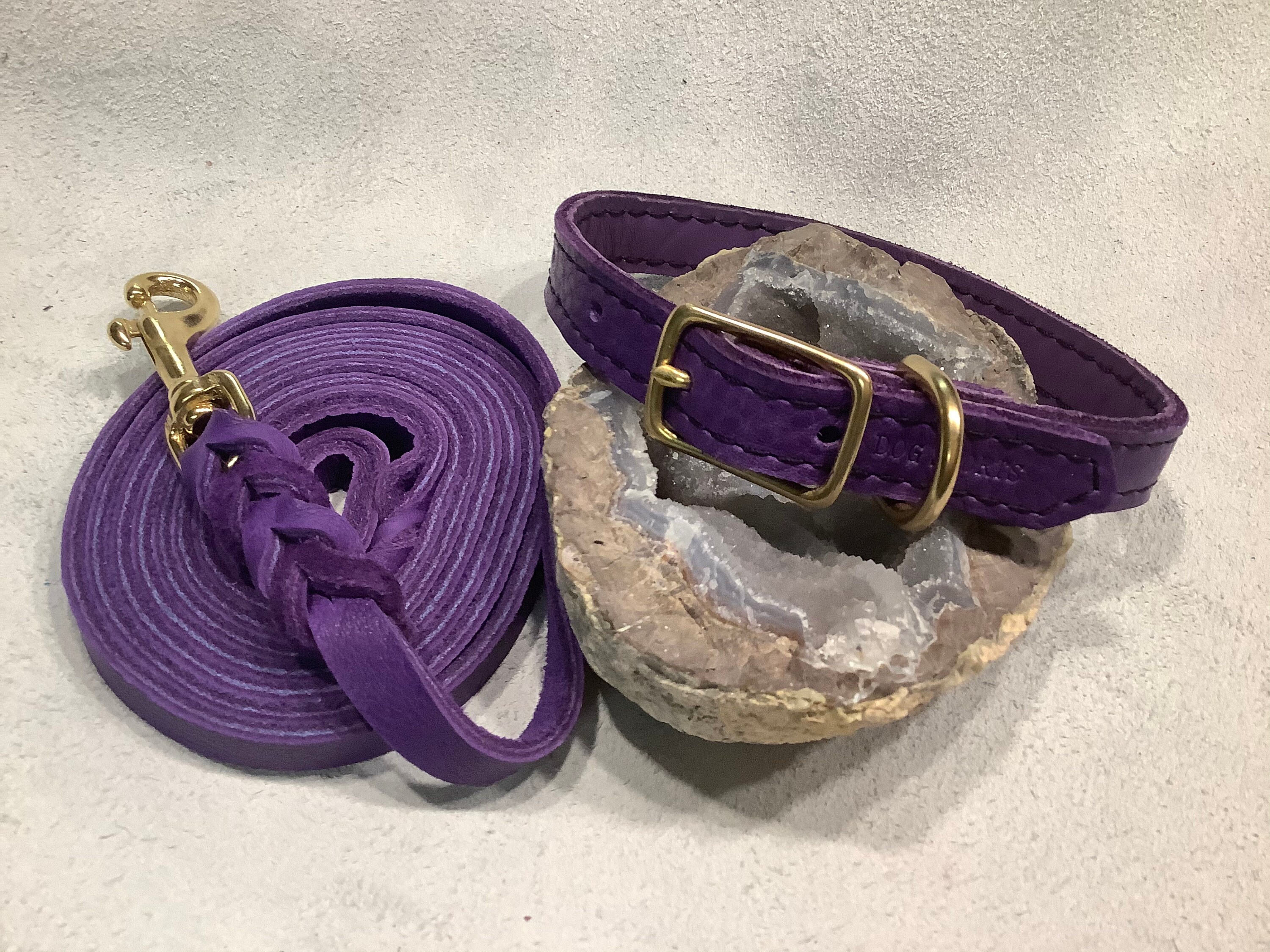 Soft Flat Leather Buckle Collar - Etsy