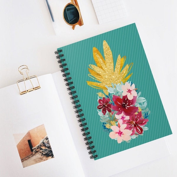 Pineapple Notebook - Etsy