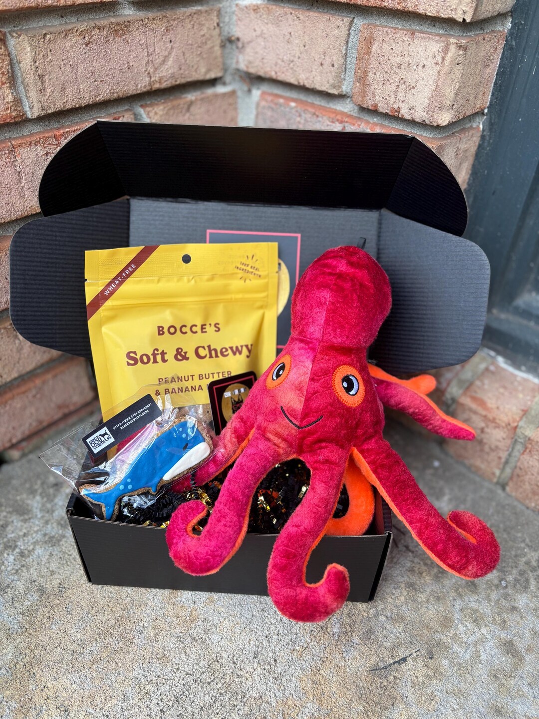 So Fetch Mini "under the Sea" Dog Gift Box - Dog Gift Basket - Dog Toys ...