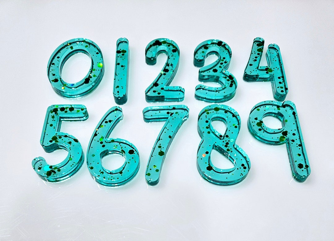 Handwriting Number Set - Etsy