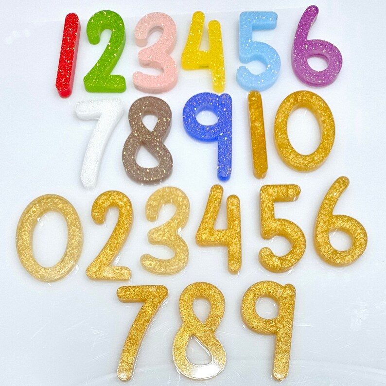 Handwriting Number Set - Etsy