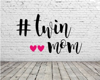Twin Mom Sticker Decal - Etsy
