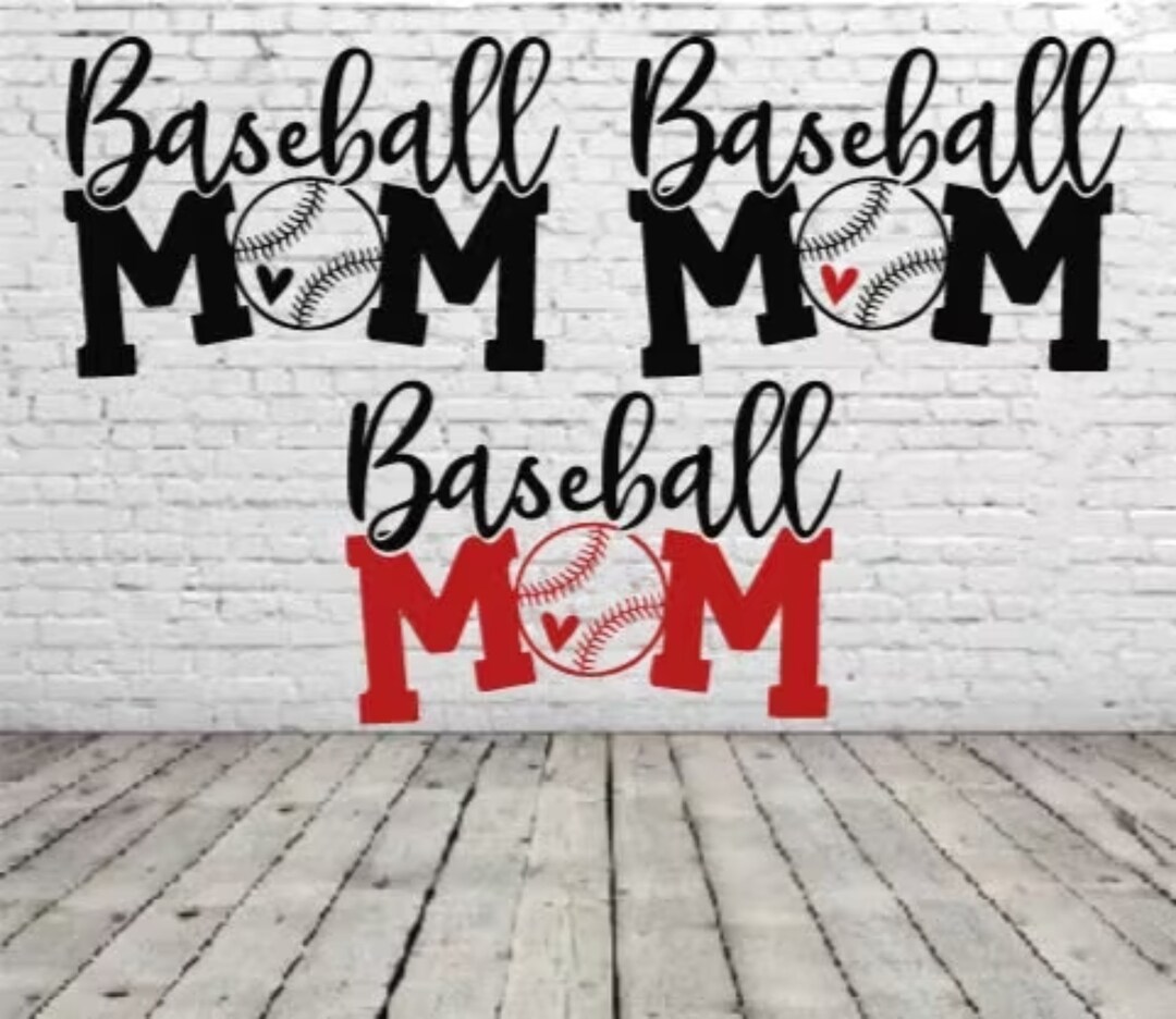 Baseball Mom Decal, Sports Decal, Baseball Mama Sticker, Support Your ...