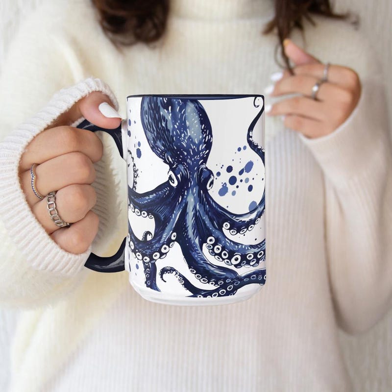 Octopus Mugs - Etsy