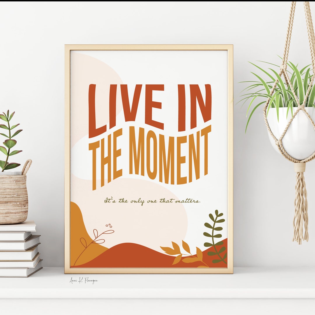 Mindfulness | Motivational | Boho Printable | Instant Download | Wall ...