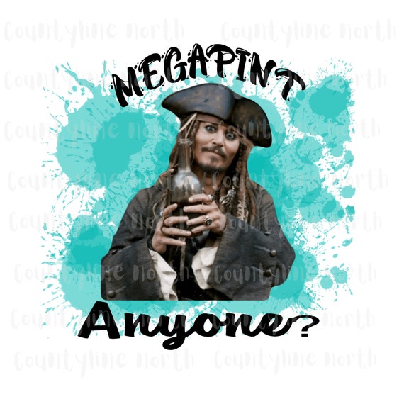 Megapint Anyone Johnny Depp Jack Sparrow Sublimation PNG - Etsy