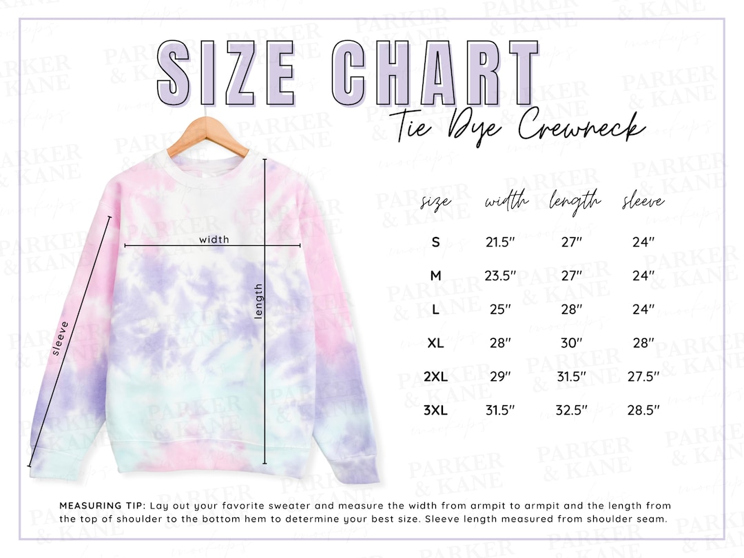 Colortone 8100 Size Chart, Cotton Candy Sweater Measurements Mock Up ...