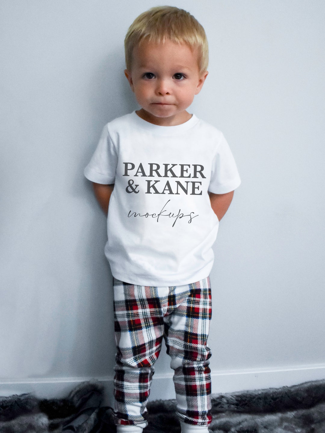 Kids Christmas Tee Mock Up, Bella Canvas 3001T, White Tee Mock, Boys T ...