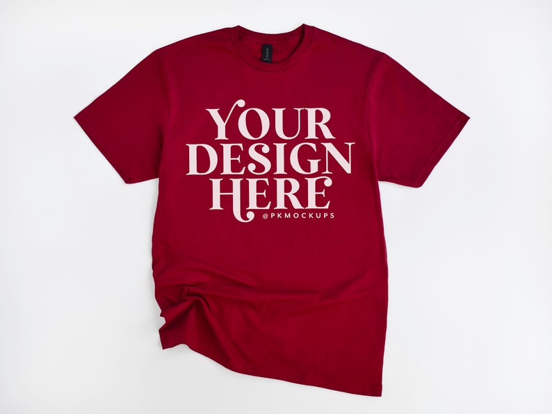 Gildan 64000 Tshirt Mockup Bundle, Softstyle 64000 Mock Up, Minimalist ...
