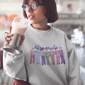 BTS Dynamite Sweatshirt- NYE Live Concert 2021 | Army | BTS Sweatshirt ...