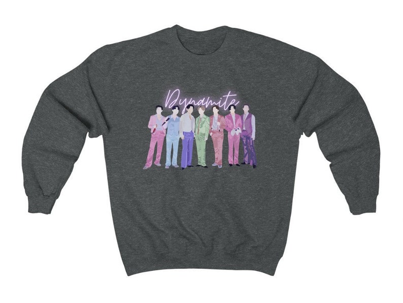 BTS Dynamite Sweatshirt NYE Live Concert 2021 Army BTS - Etsy