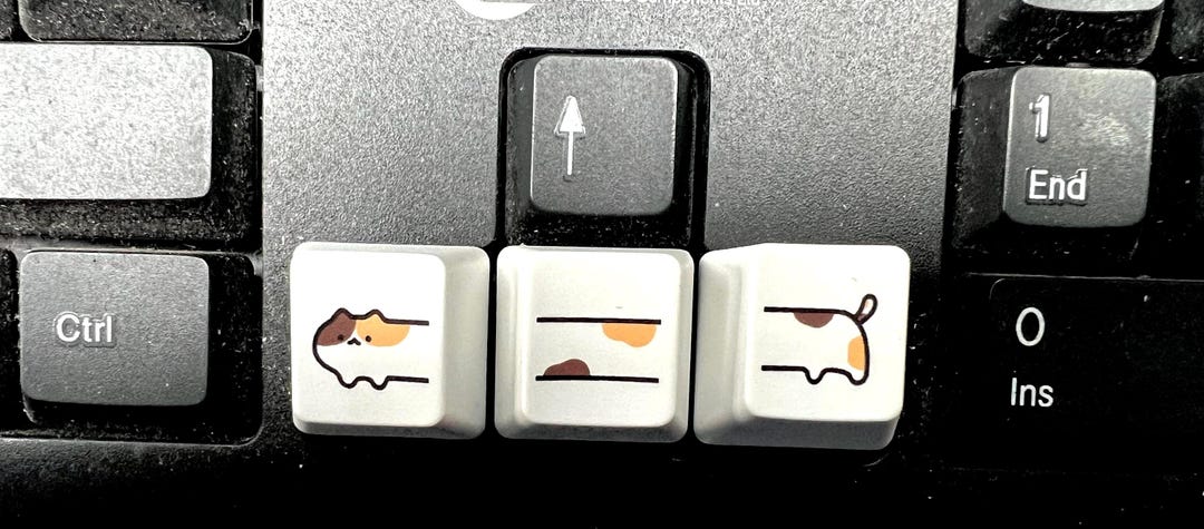 Cute Cat Keys Artisan Keycap – Cherry MX Keyboard Keycaps | Gift for ...