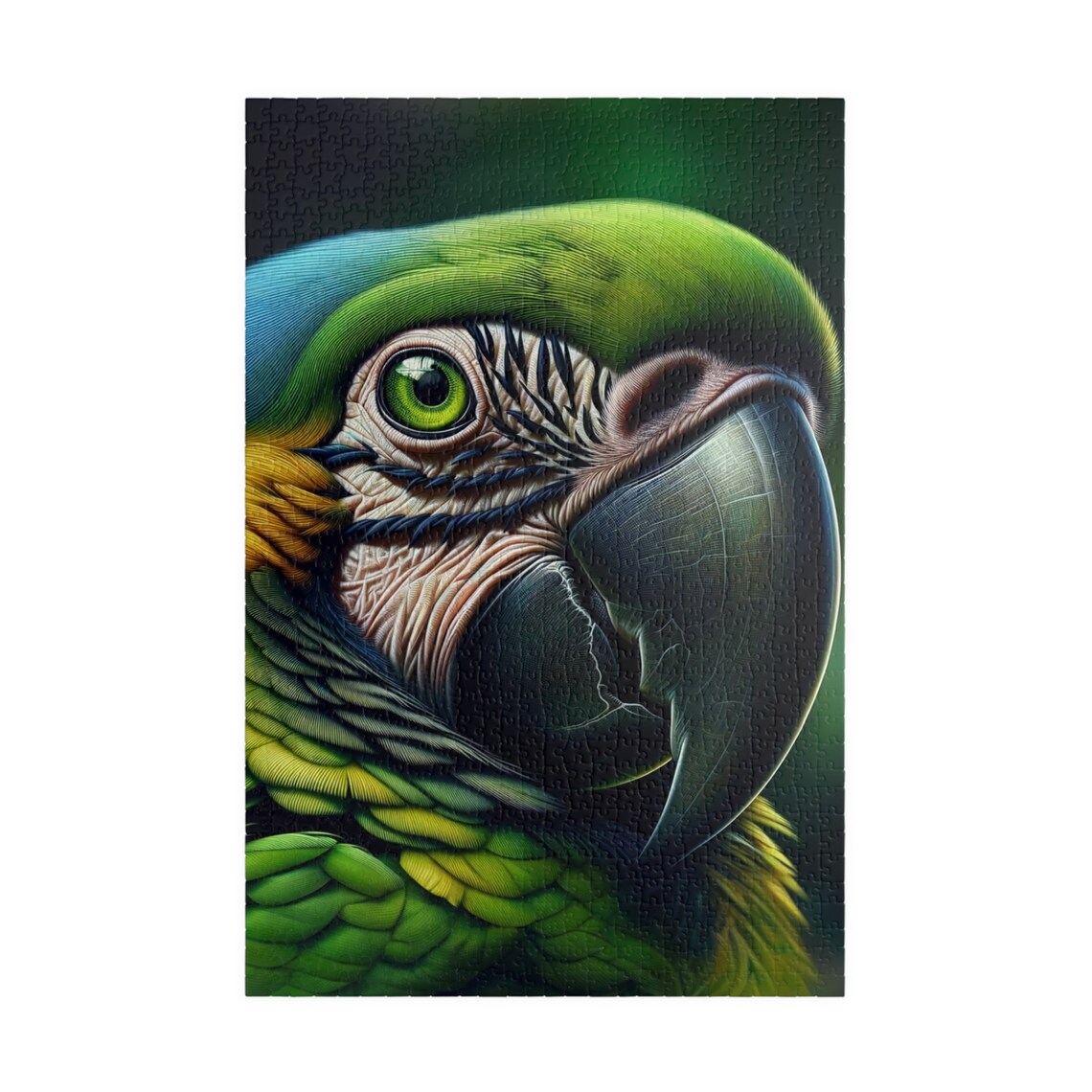The Green Macaw Puzzle 110, 252, 520, 1014-piece - Etsy