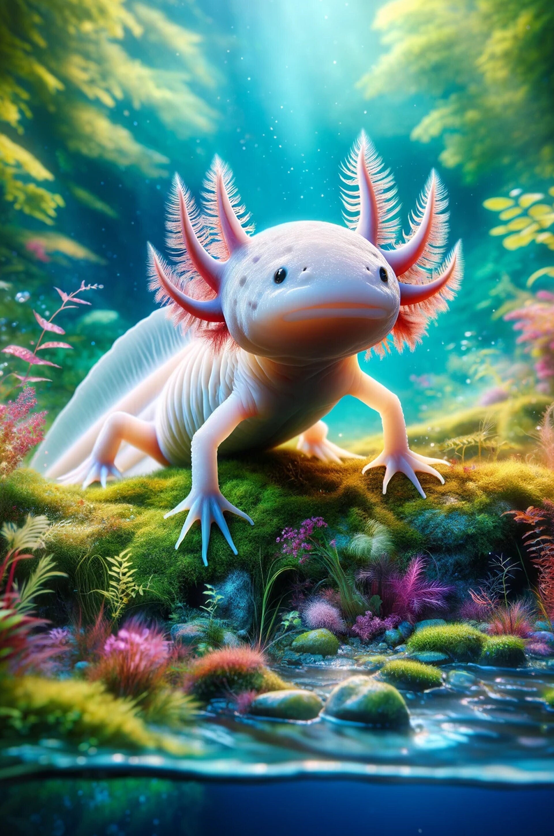 The Charming Axolotl Puzzle (110, 252, 520, 1014-piece) - Etsy