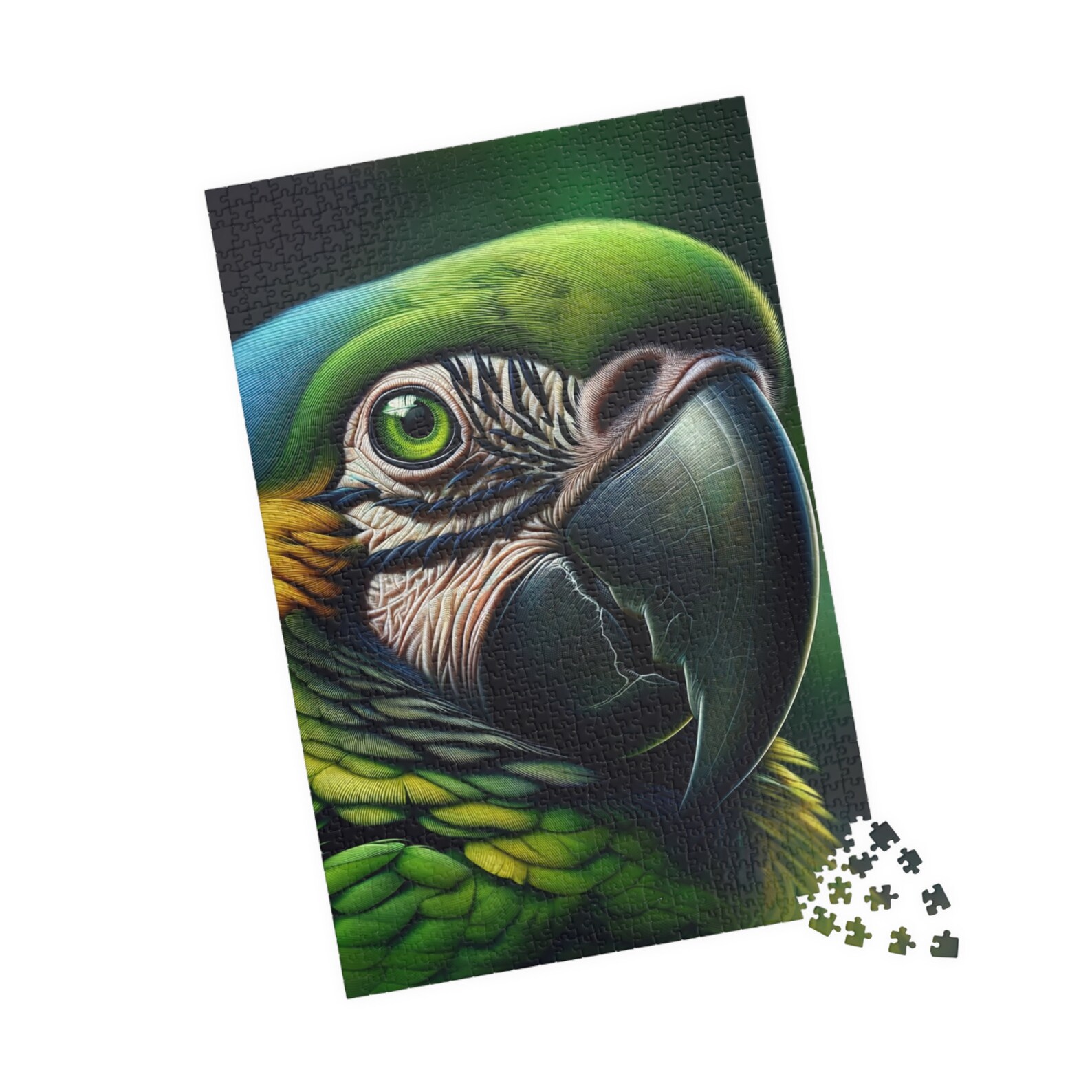 The Green Macaw Puzzle 110, 252, 520, 1014-piece - Etsy