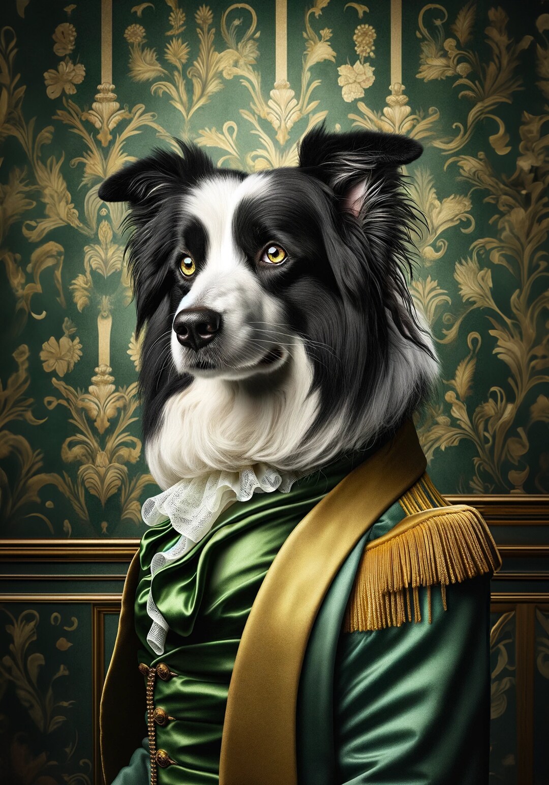 Border Collie Commander Puzzle 110, 252, 520, 1014-piece - Etsy