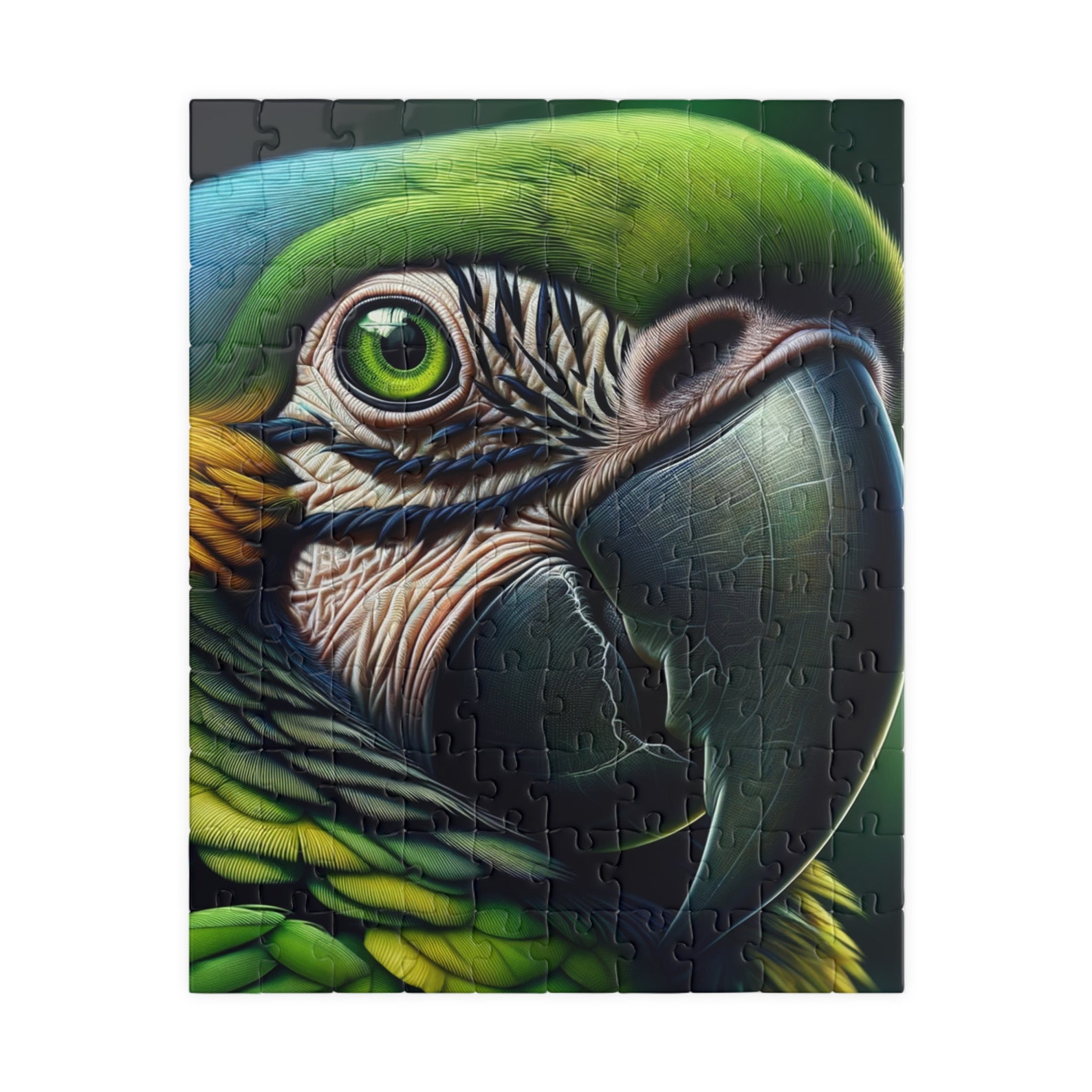 The Green Macaw Puzzle 110, 252, 520, 1014-piece - Etsy