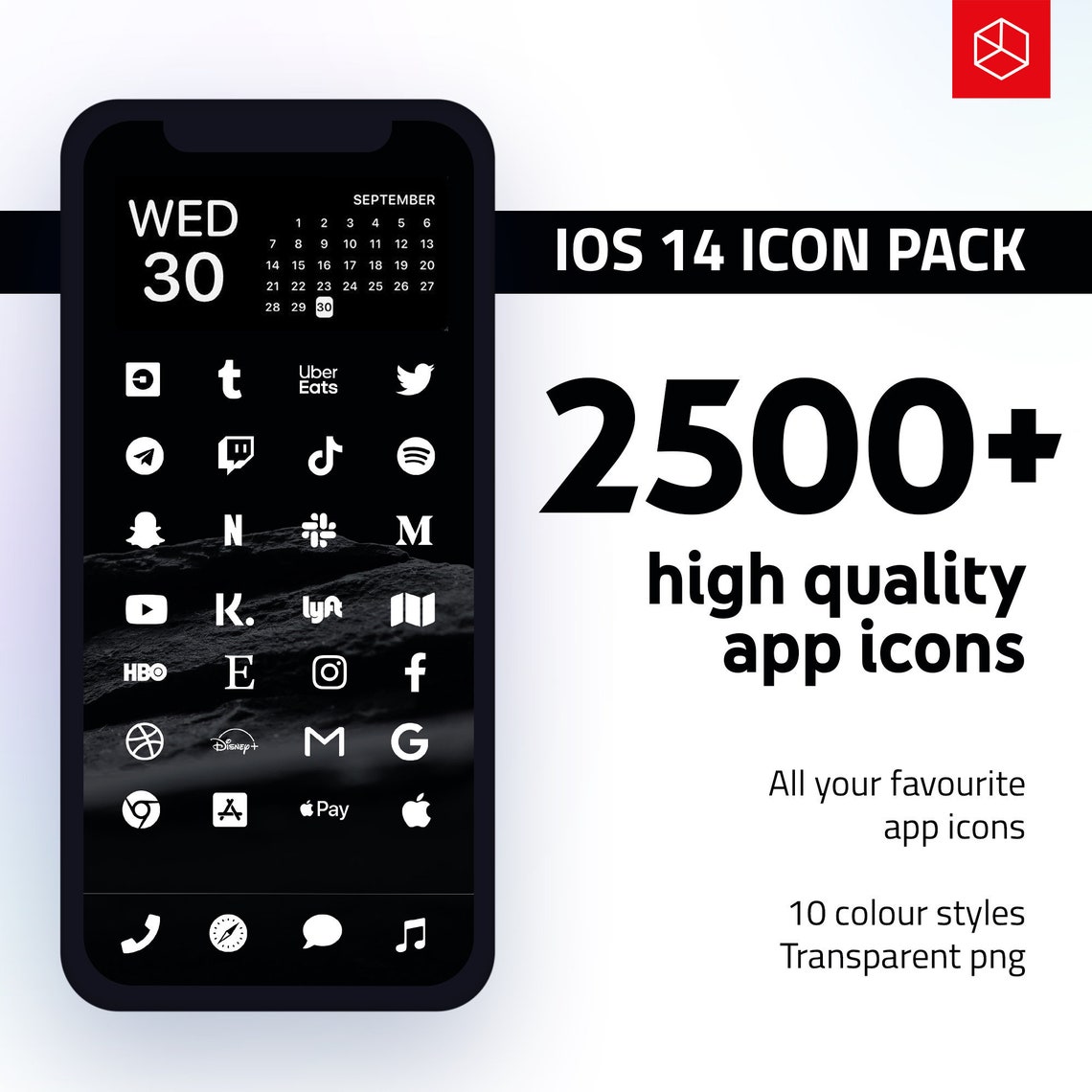 2500 Ios App Icons, Clean, Beautiful and Multi Colours, Icon Covers ...