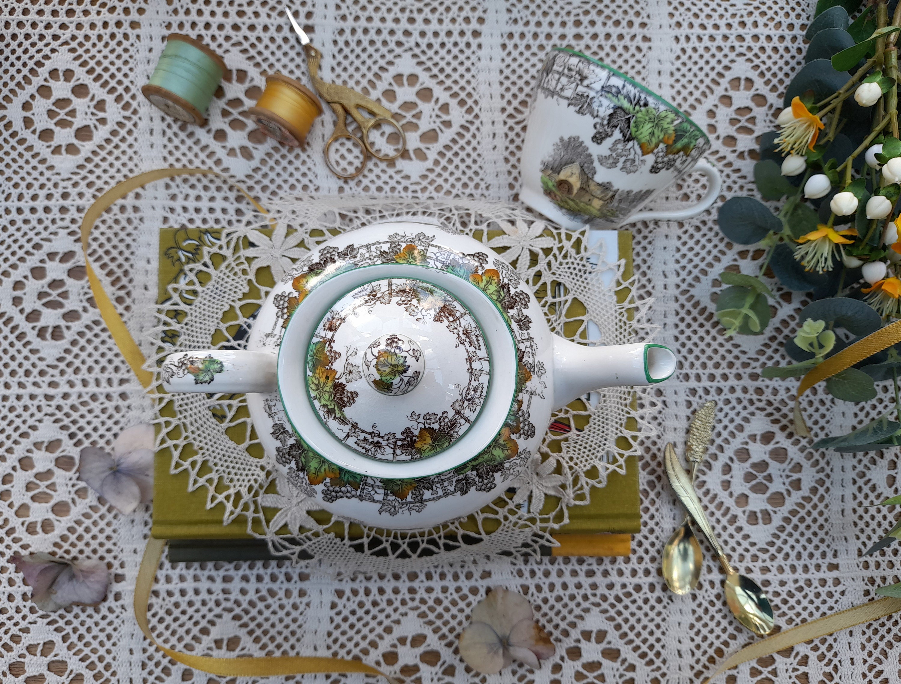 Spode Copeland Afternoon Tea Set for One Spode’s Byron - Etsy