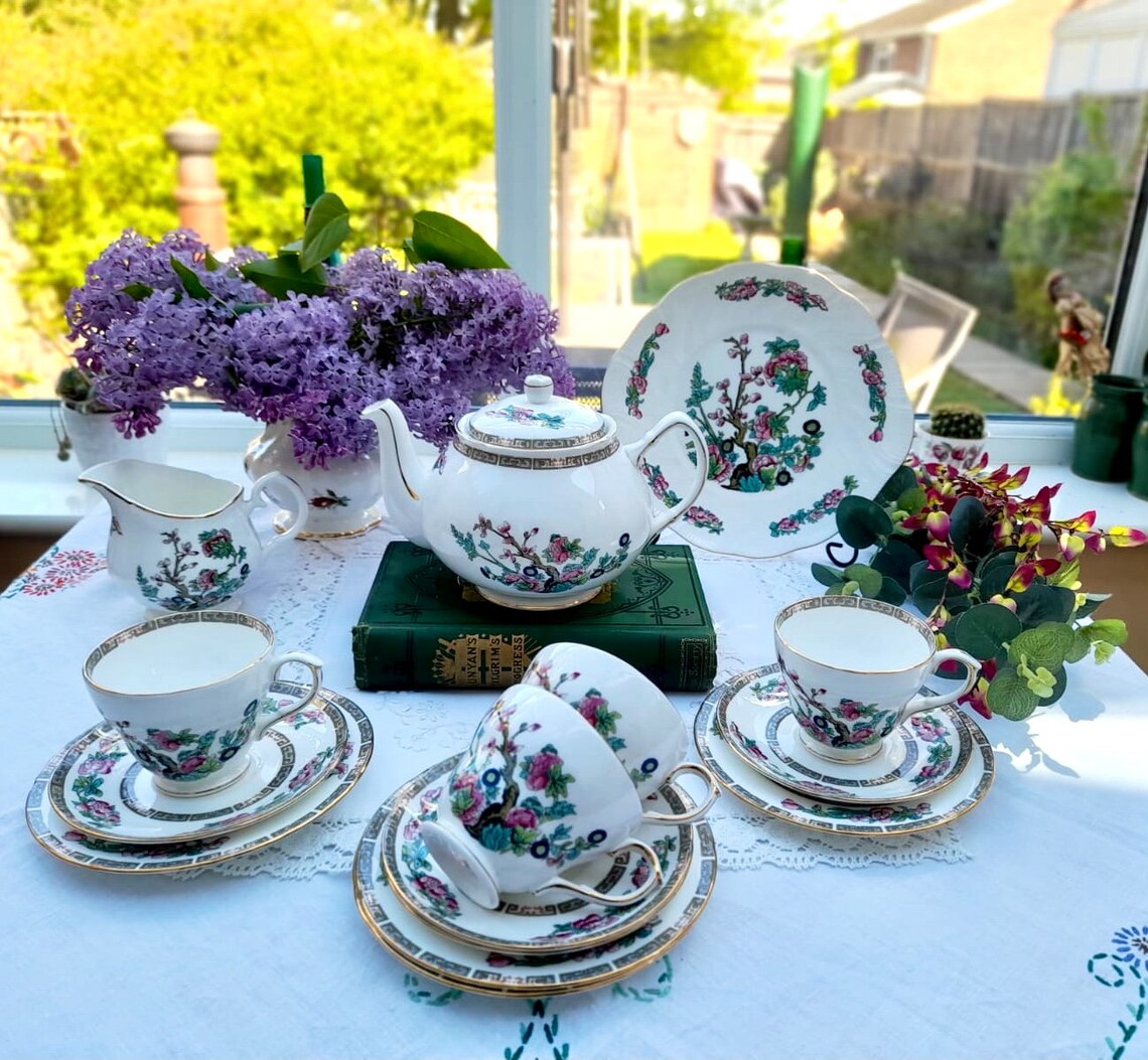 Duchess Beautiful Vintage Afternoon Tea Set for Four Indian Tree - Etsy
