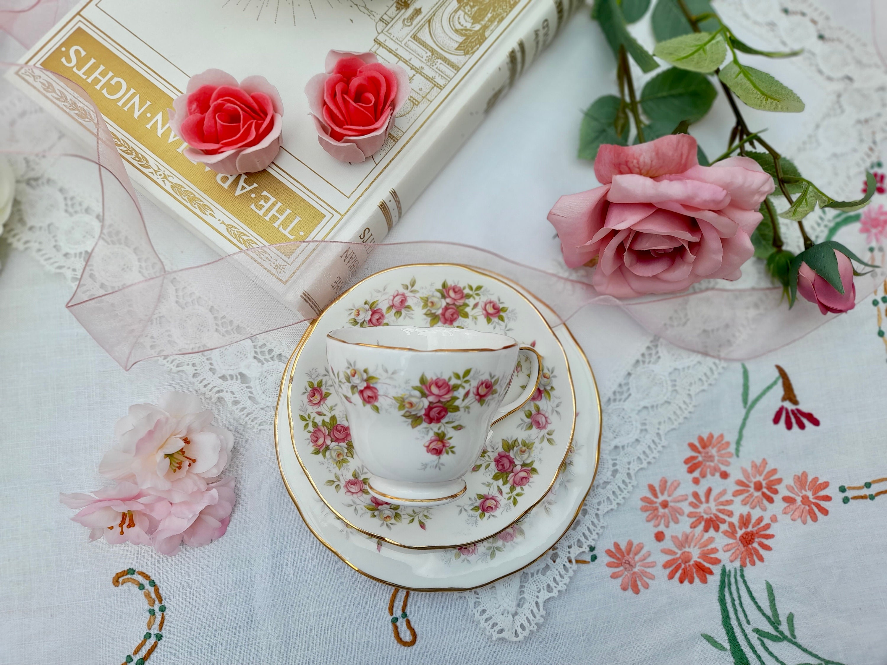 Duchess Vintage Afternoon Tea Set for Two June Bouquet - Etsy