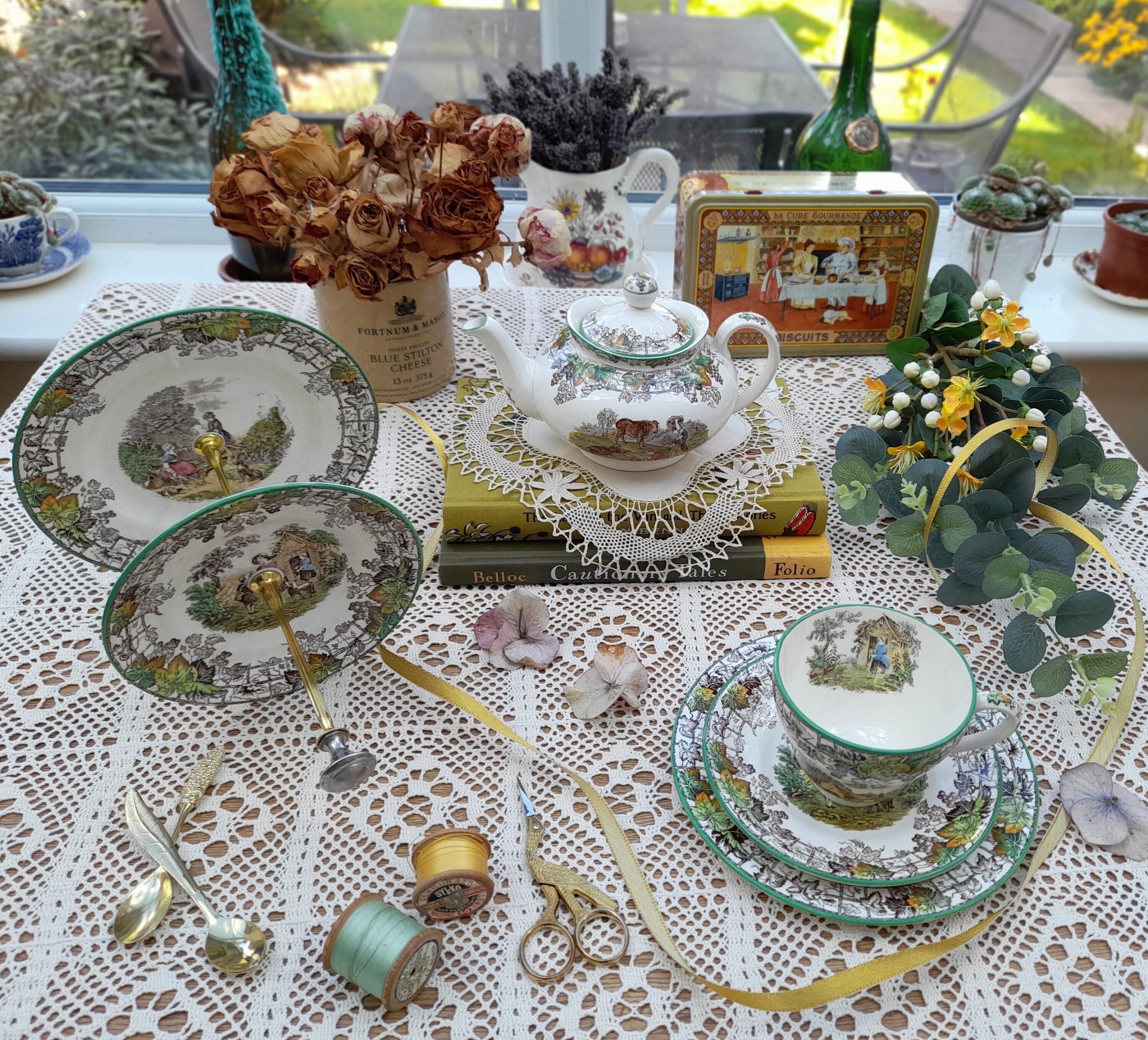 Spode Copeland Afternoon Tea Set for One Spodes Byron - Etsy